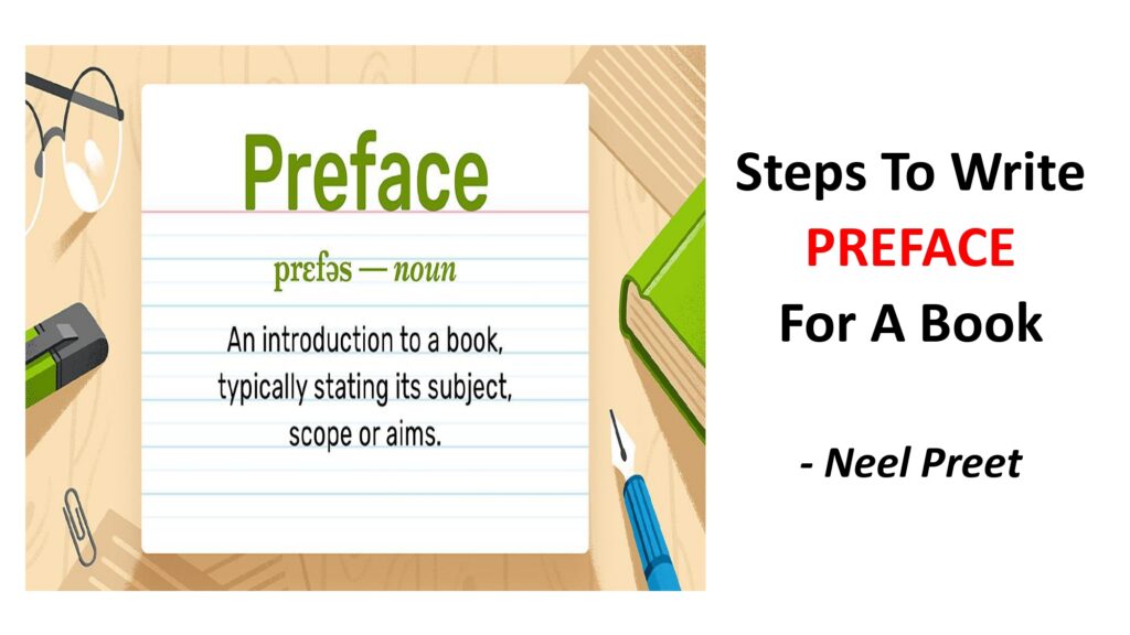 Steps To Write A PREFACE For A Book - The Literature Times