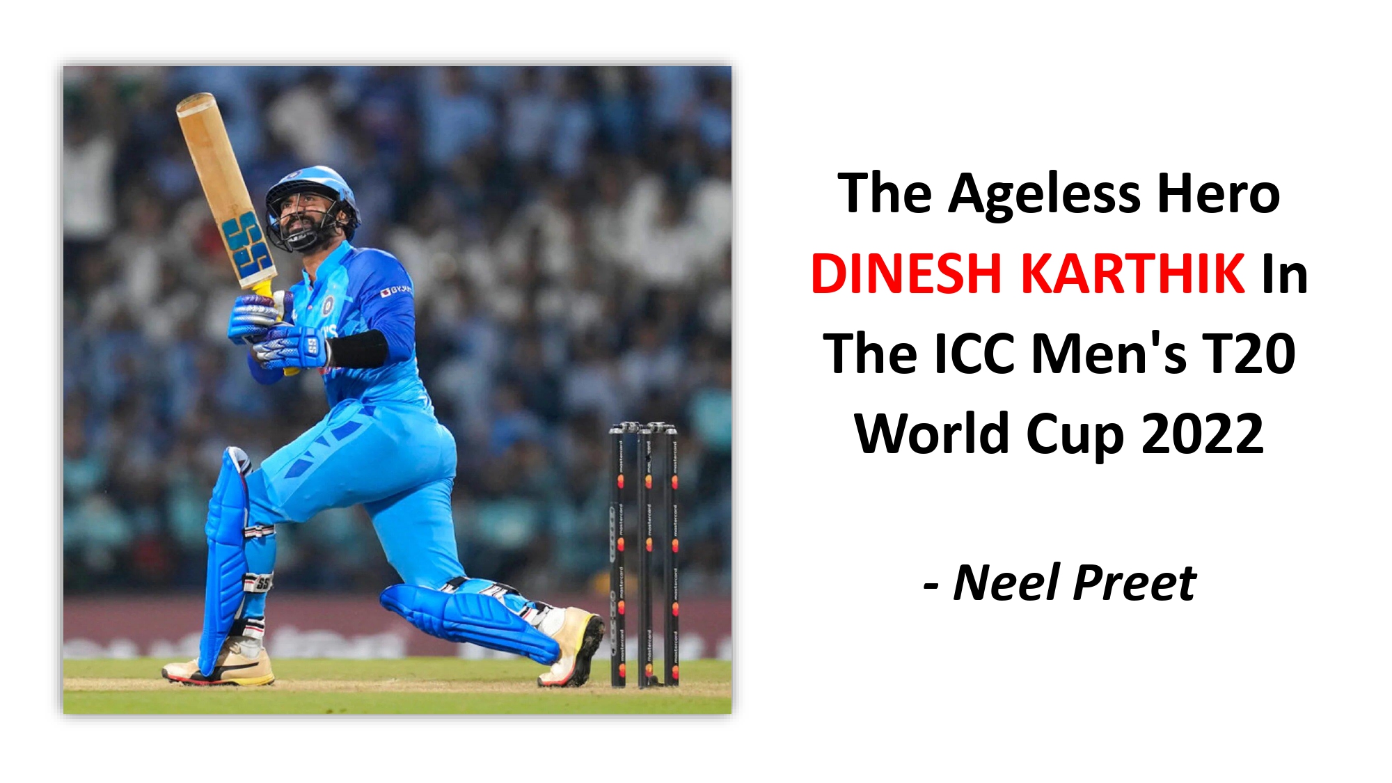 The Ageless Hero DINESH KARTHIK In The ICC Men's T20 World Cup 2022 ...