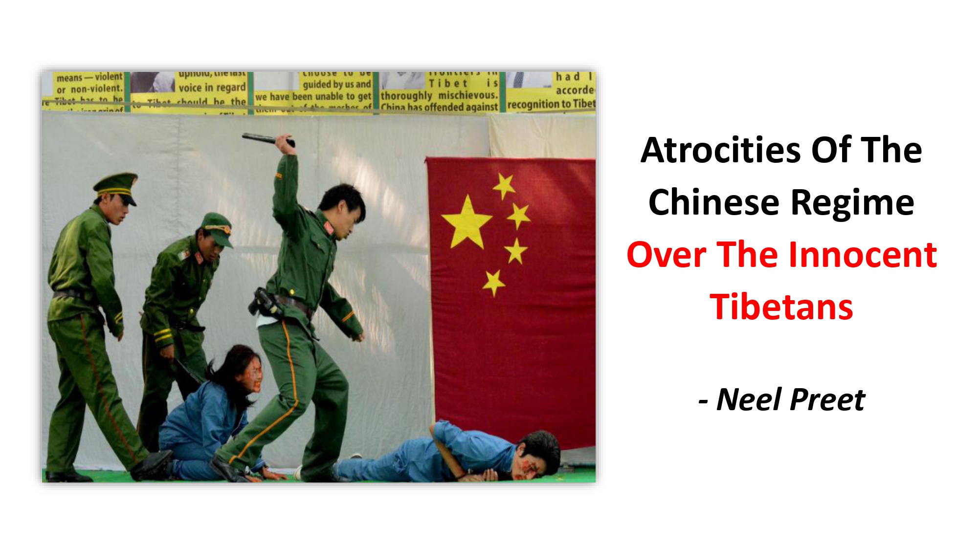 Atrocities Of The Chinese Regime Over The Innocent Tibetans - The ...