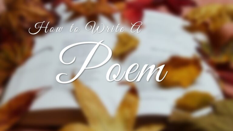 How to Write a Poem for Beginners: Your Friendly Guide - The Literature ...